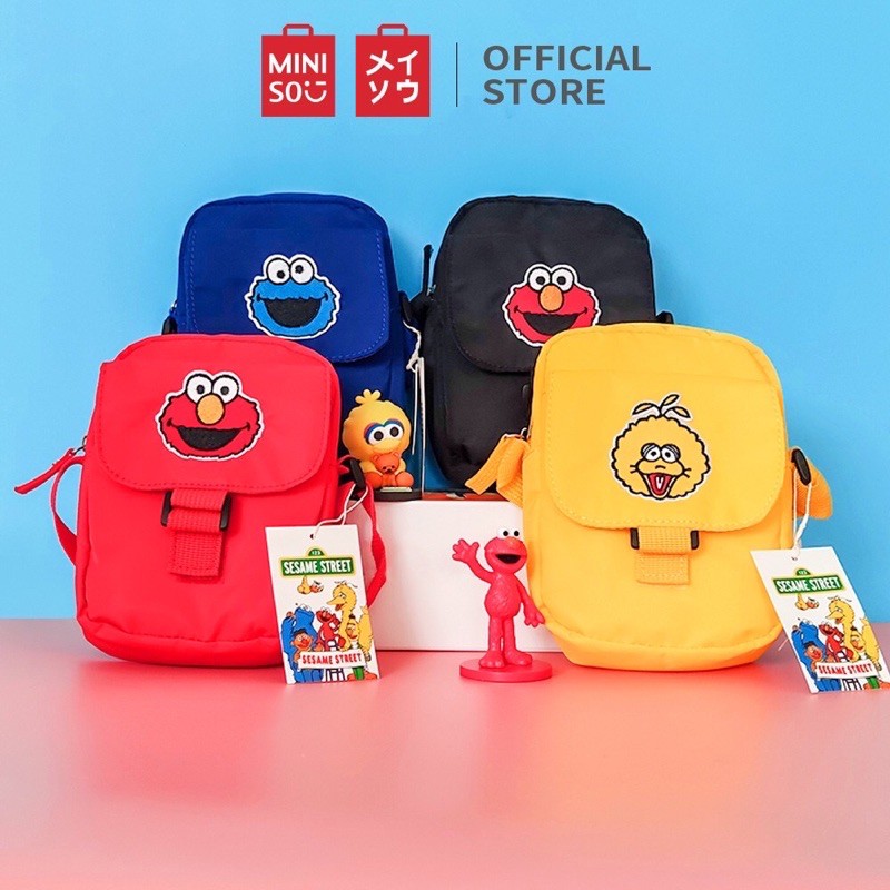 Jual MINISO X SESAME STREET ! crossbodybag sesame street series / tas ...