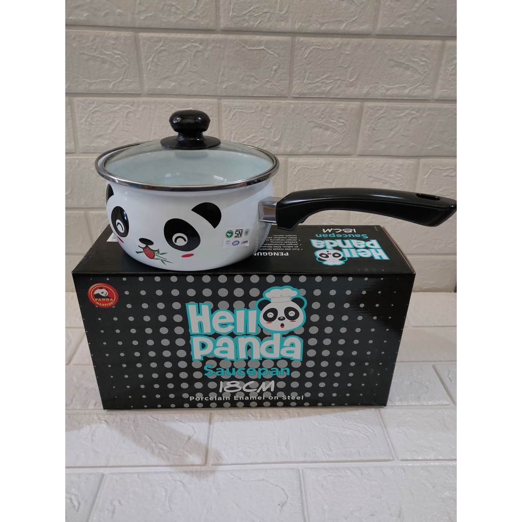 Jual PANCI SAUCEPAN HELLO PANDA 18 CM MASPION / PANCI SAUCE PAN / PANCI ...