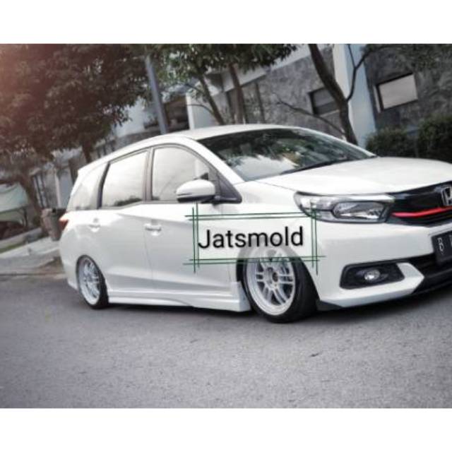 Jual Aksesoris bodykit Sideskirt honda mobilio warna putih | Shopee ...