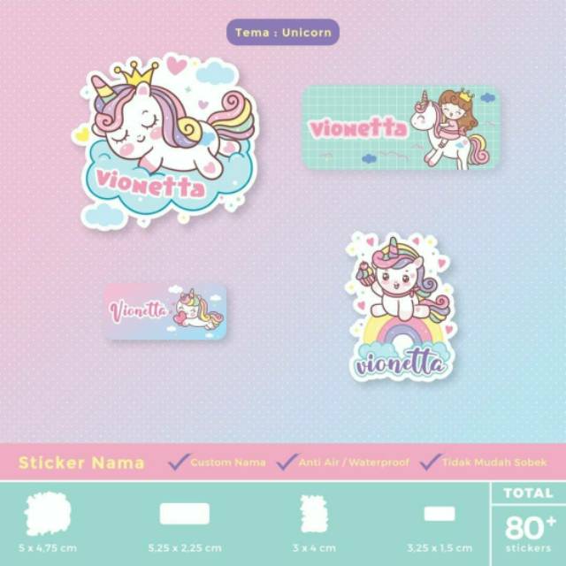 Jual Sticker nama custom | Shopee Indonesia