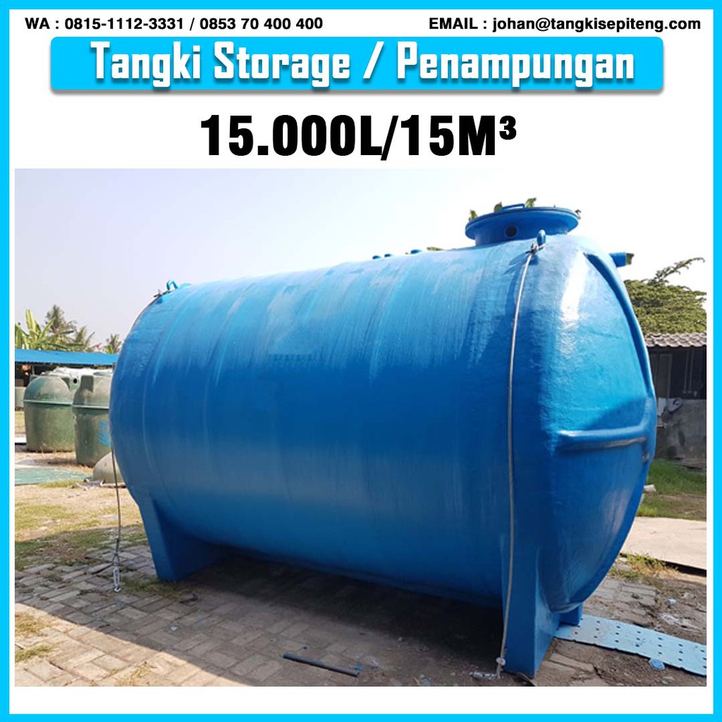 Jual Tangki Storage 15000 liter/15m3 - Tangki Solar - Tangki ...