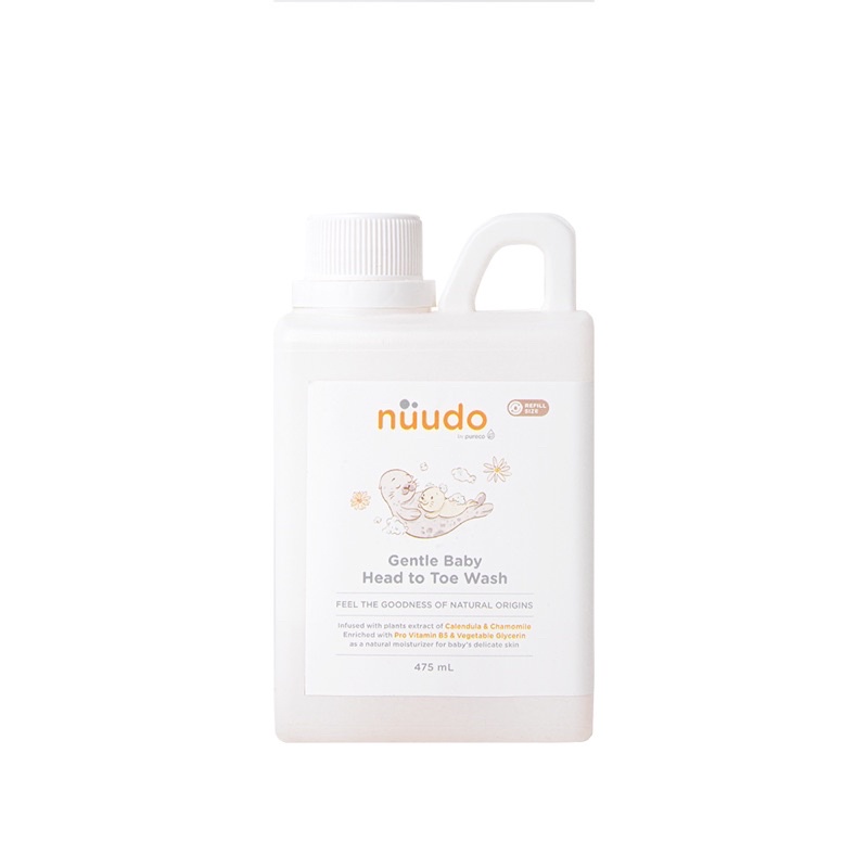 Jual Nuudo by Pureco Gentle Baby Head to Toe Wash 475 ML | Shopee Indonesia