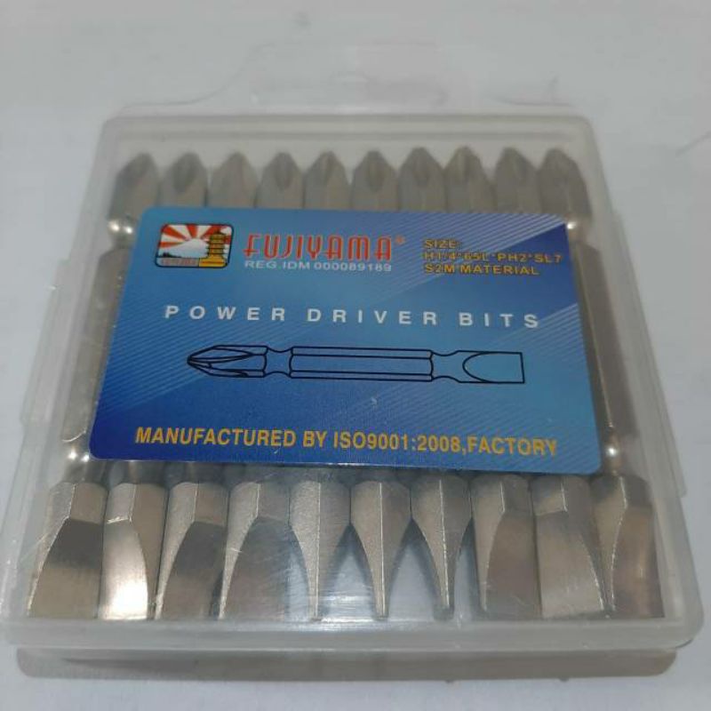 Jual Mata obeng angin Bit PH2 (+) dan (-) Magnet FUJIYAMA | Shopee ...