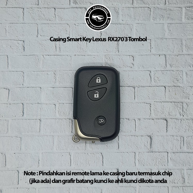 Jual Casing Remote Smart Key Lexus RX270 3 Tombol | Shopee Indonesia