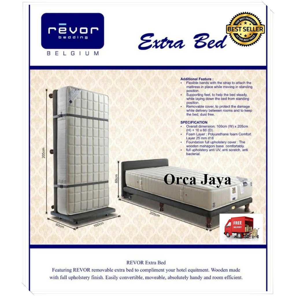 Jual Revor Springbed Hotel Tipe Extra Bed Uk 90x200 | Shopee Indonesia
