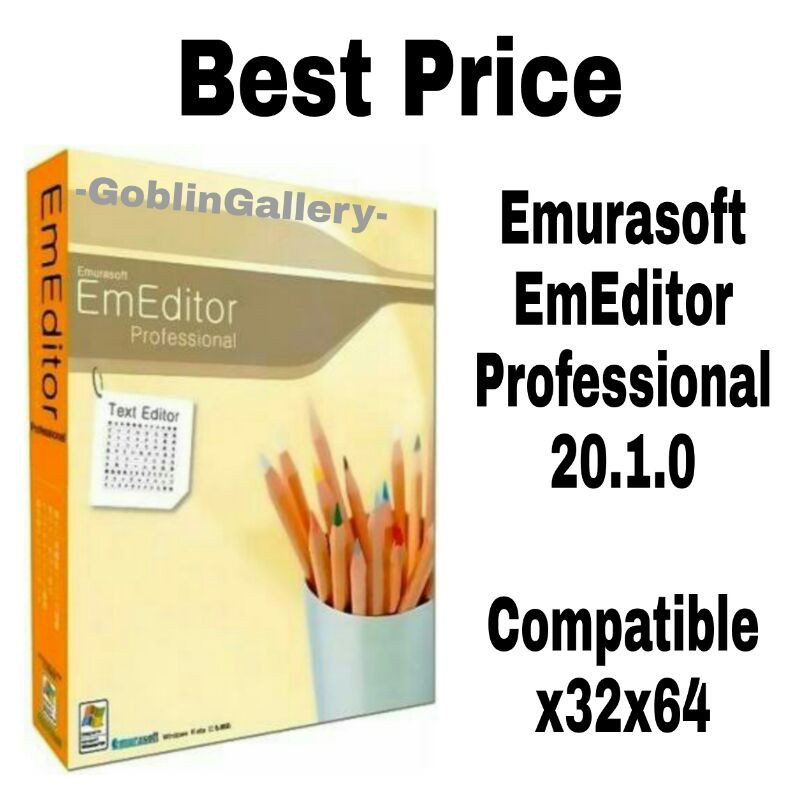 Jual Emurasoft EmEditor Professional Full Version | Shopee Indonesia