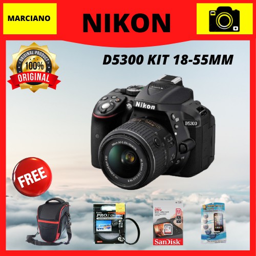 Jual Camera NIKON D5300 KIT 18-55MM | Shopee Indonesia