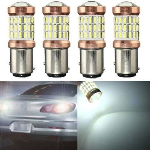 Jual Lampu Rem Stop Bayonet 2 kaki LED 60 mata 4014 Lensa Mobil BAY15D ...