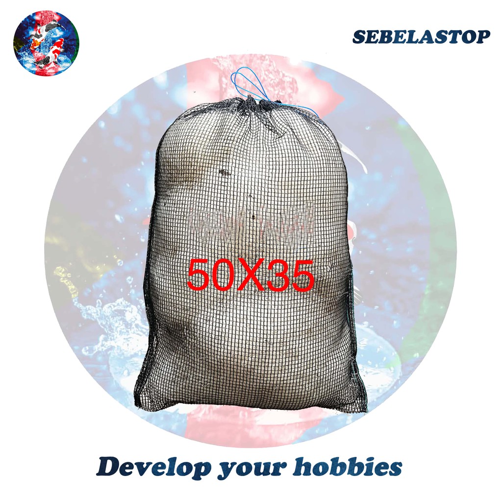 Jual Filter Jaring Nelayan Kolam Koi Media Filter Chamber Kolam 50x35CM ...