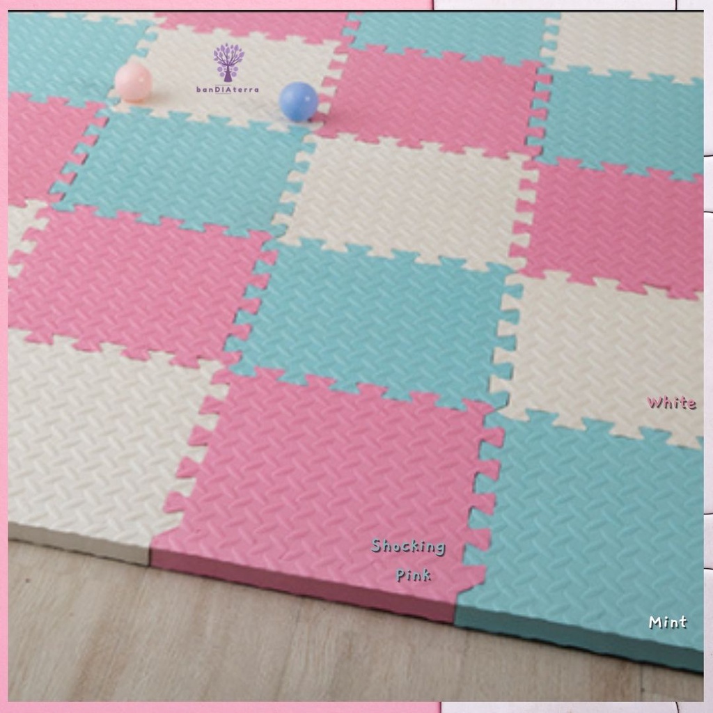 Jual Bandiaterra Puzzle EVA Playmat 30 cm x 30 cm/Alas Bermain Anak ...