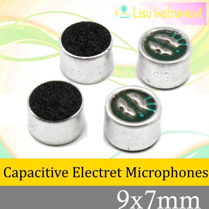 Jual Microphones 9x7mm Capacitive Electret Mic 9*7mm lisuin90 Juara ...