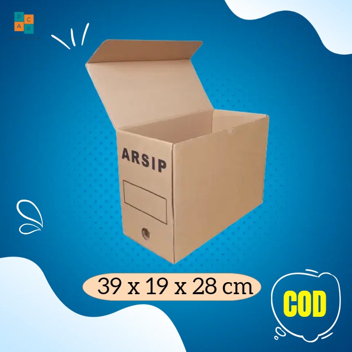 Jual Box arsip file 39x19x28 cm kardus kerdus filebox arsipbox dokumen ...