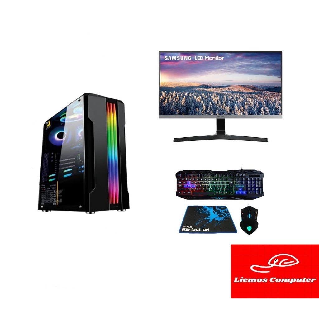 Jual Paket 1 Set PC Komputer Gaming Editing Ryzen 3 4350G LED 19" / LG 20" / Samsung S24R350 ...