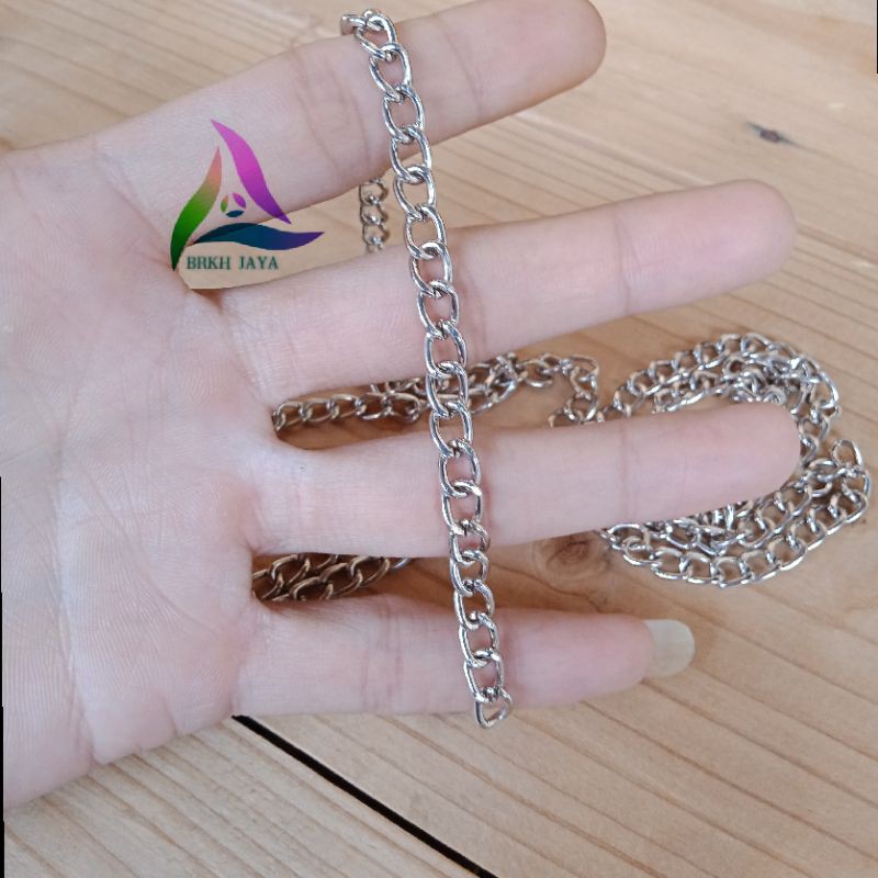 Jual Rantai Tas Mini Diameter 0.5 mm Silver | Shopee Indonesia