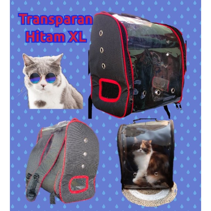 Jual Tas Kucing Transparan / Pet Cargo / Tas Hewan Peliharaan / Cat Bag ...