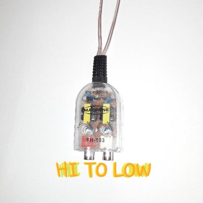 Jual Rca Adaptor Hi To Low Conventer Adaptor Rca adaptor rca conventer ...