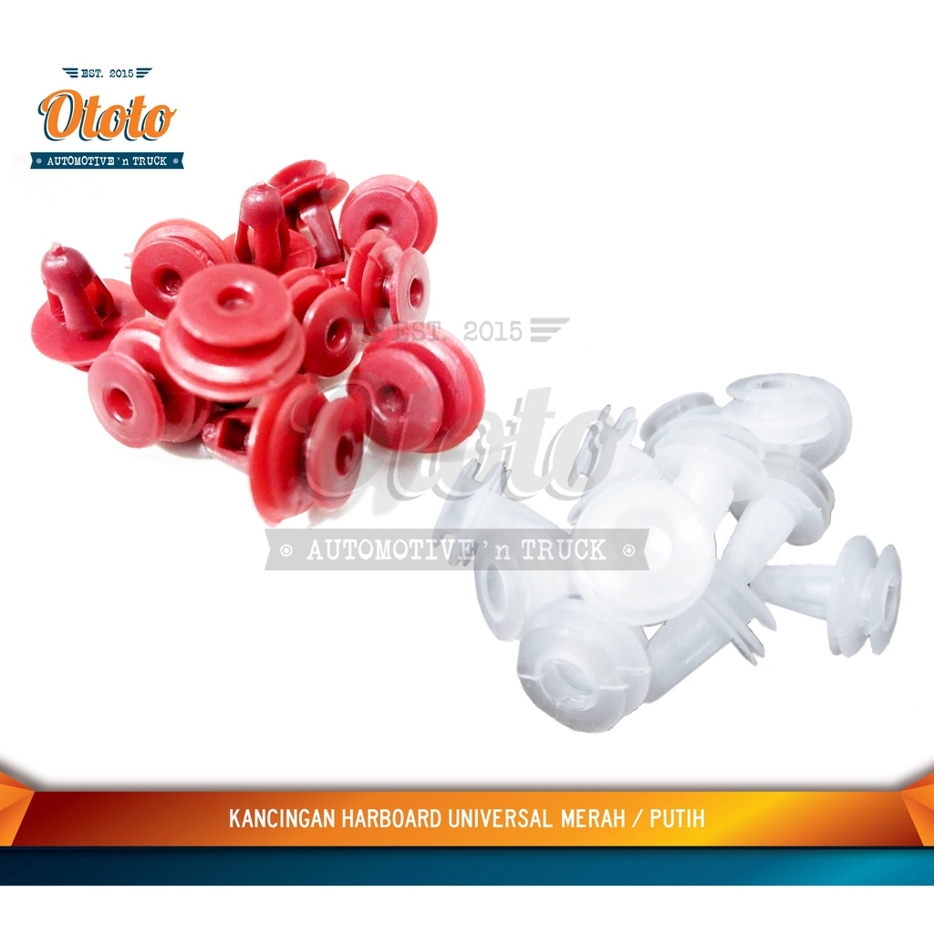 Jual Kancingan harboard universal merah putih - Klip Clip Kancing ...