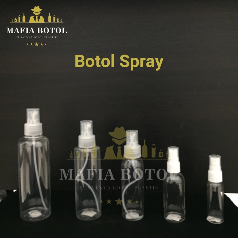 Jual Botol spray plastik pet 100 ml 250 ml 40 ml 30 ml semua ukuran ...