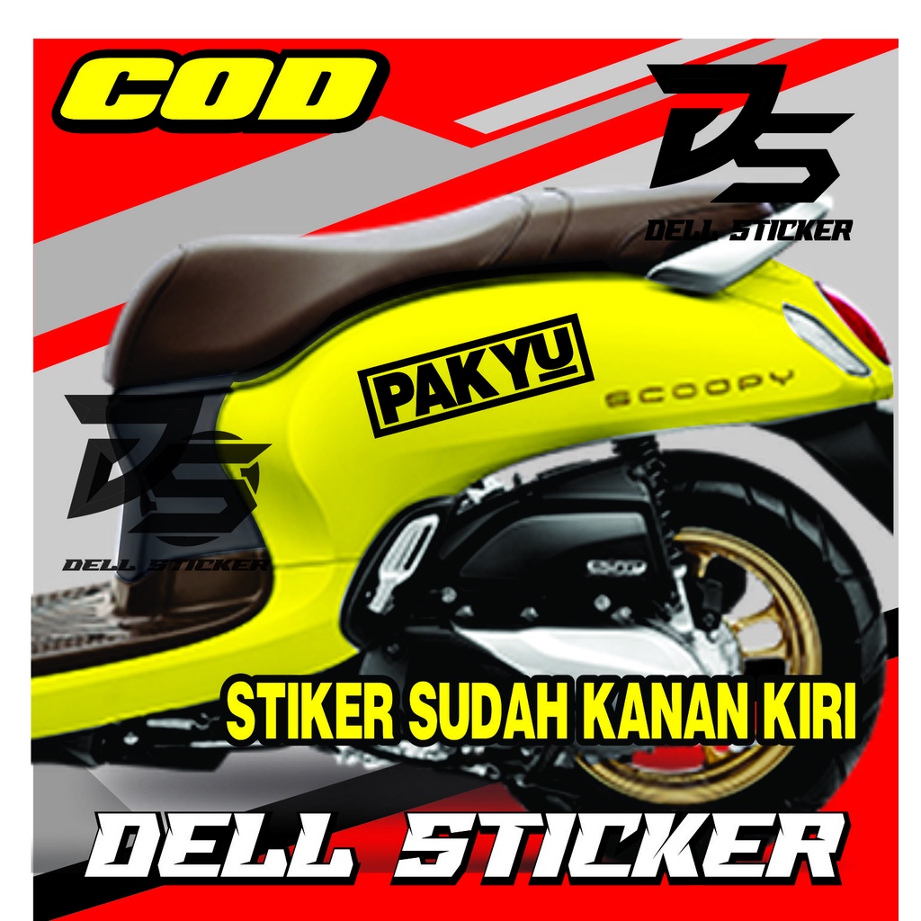 Jual Stiker scoopy PAKYU sticker scoopy Striping scoopy Cutting sticker ...