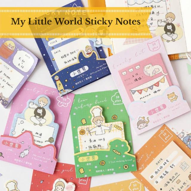 Jual My Little World Sticky Notes | Shopee Indonesia