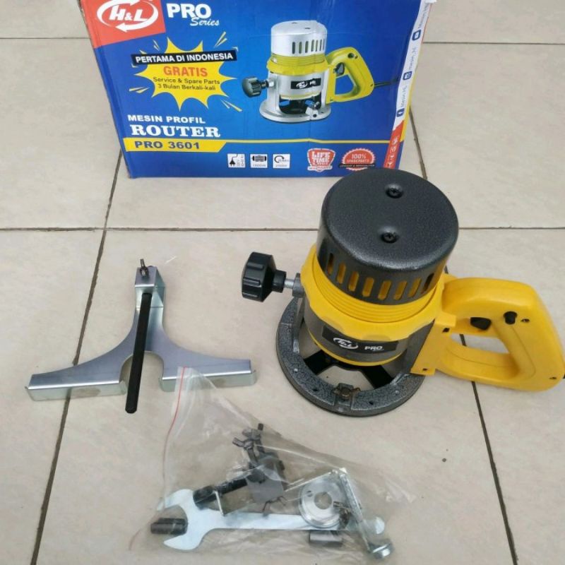 Jual ROUTER H&L 3601 MESIN PROFIL KAYU MESIN LES | Shopee Indonesia
