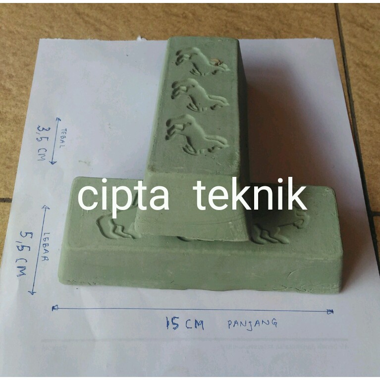 Jual Batu ijo Poles Tri Horse Compound Hijau Trihorse tiga kuda ...