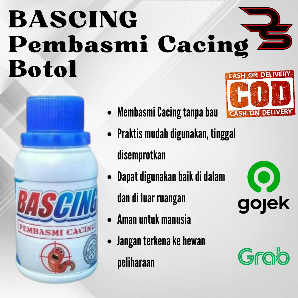 Jual Racun Pembasmi Cacing Kamar Mandi dan Hama Tanah BASCING Bubuk ...