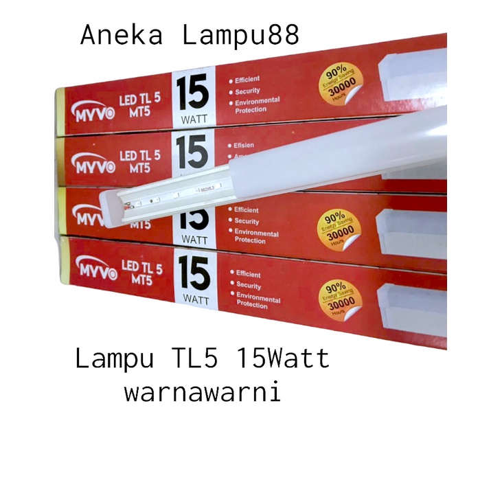 Jual LAMPU LED TL5 15 - 20 - 5 - 10 WATT WARNA WARNI / LAMPU LED NEON ...