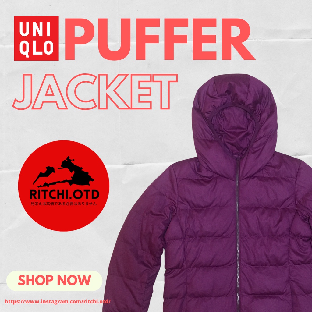 Jual Uniqlo Puffer Jacket Women Series | Shopee Indonesia