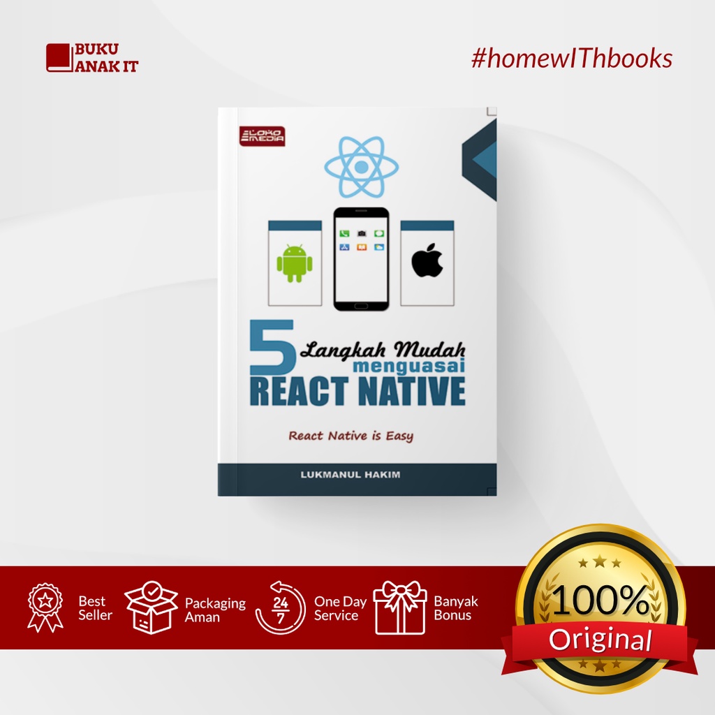 Jual BUKU 5 LANGKAH MUDAH MENGUASAI REACT NATIVE | LUKMANUL HAKIM ...