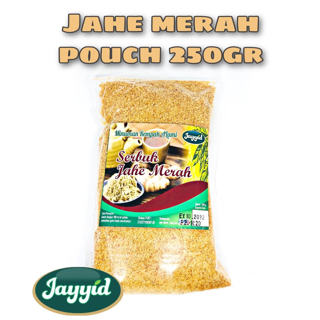 Jual Jahe Merah Instant Plus Gula Aren POUCH 250gr | Shopee Indonesia