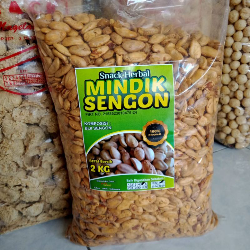 Jual cemilan sehat, bisa jadi obat BIJI KEDAWUNG/biji sengon/ mindik Kemasan 200g | Shopee Indonesia