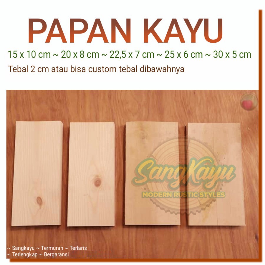 Jual SangKayu Papan Kayu Mahoni Tatakan Kayu Talenan Properti Foto Kayu ...