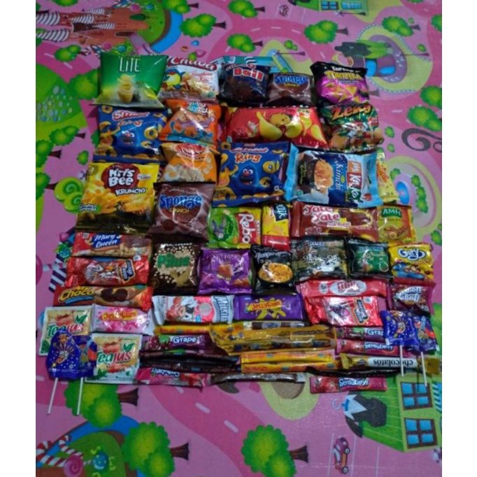 Jual 1 snack box + 2 serok + snack 2k | Shopee Indonesia