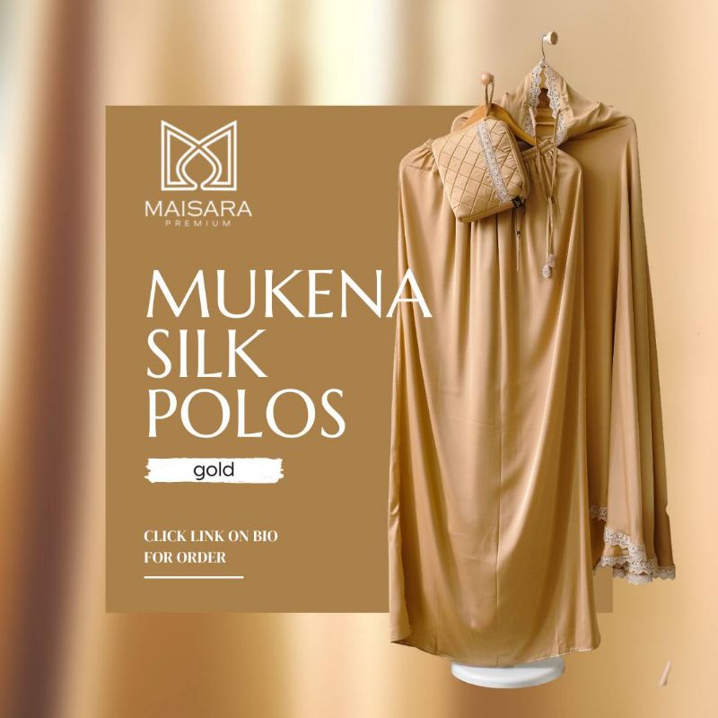 Jual Mukena Silk MAISARA PREMIUM ORIGINAL - Mukena Sutra Polos - Mukena ...