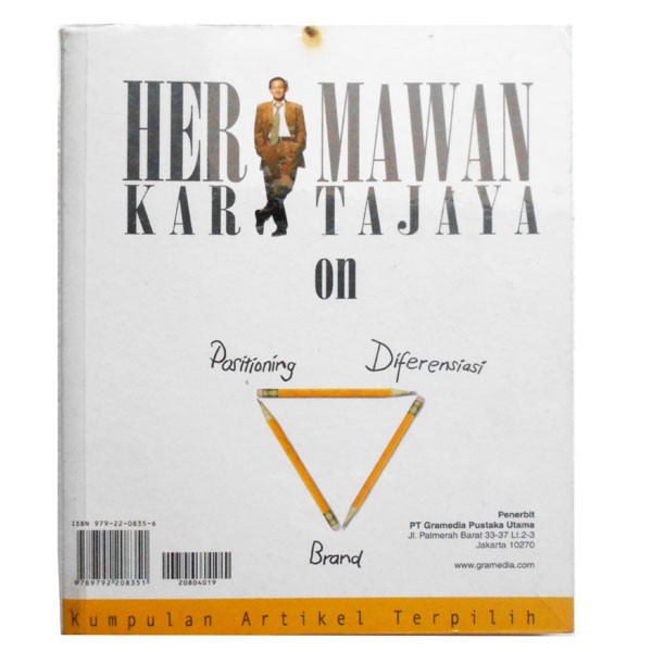 Jual Buku Hermawan Kartajaya on Positioning,Differensiasi,Brand ...