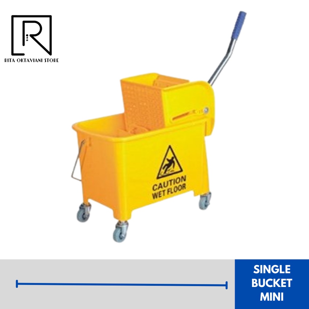 Jual Single Bucket Mop Wringer 20 LITER (Ember dengan Pemeras ...