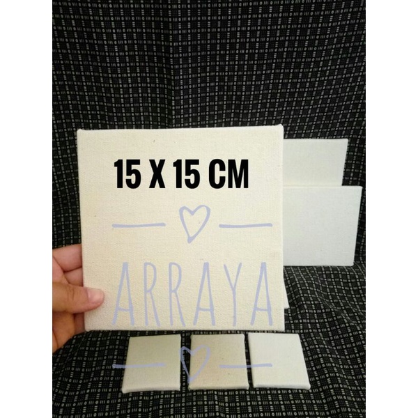Jual Canvas Kanvas Lukis 15 x 15 cm Kecil + triplek / plywood | Shopee ...