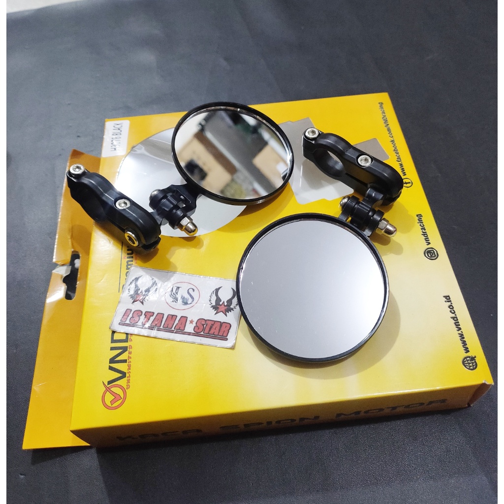 Jual Spion Bulat Supermoto Kaca Datar bahan besi | Shopee Indonesia