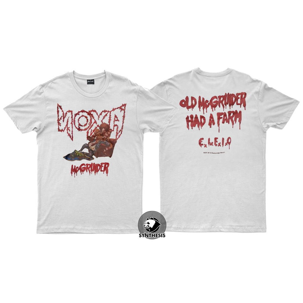 Jual Tshirt NOXA - McGrinder (White) | Shopee Indonesia
