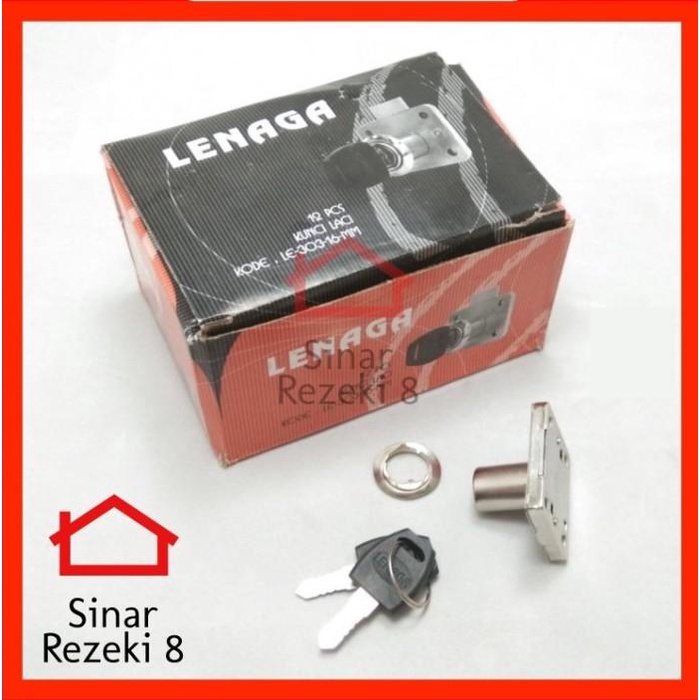 Jual Kunci Laci Meja Padat Loker Pintu Lemari Lock LENAGA by Huben Le ...