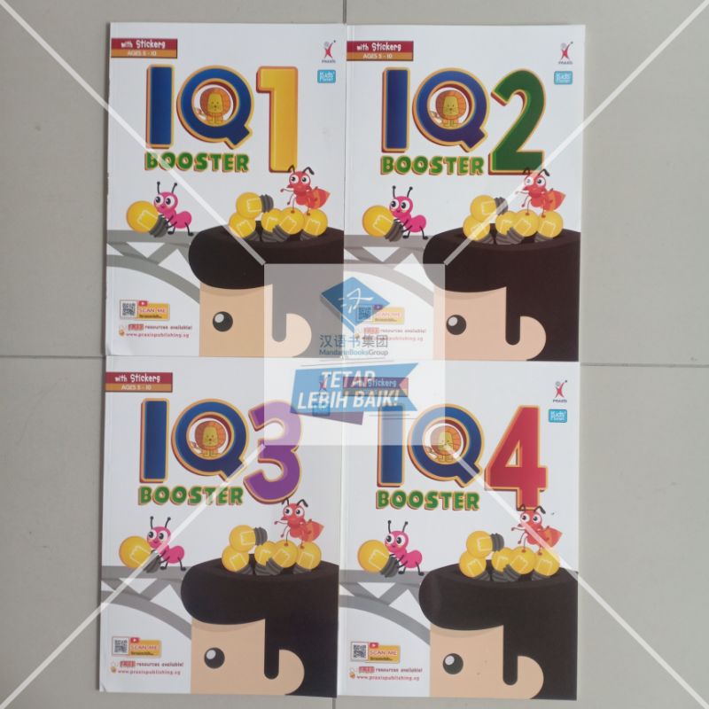 Jual BUKU IQ BOOSTER 1 - 4 (FOR AGES 5-10) (PILIHAN PER BUKU) | Shopee Indonesia
