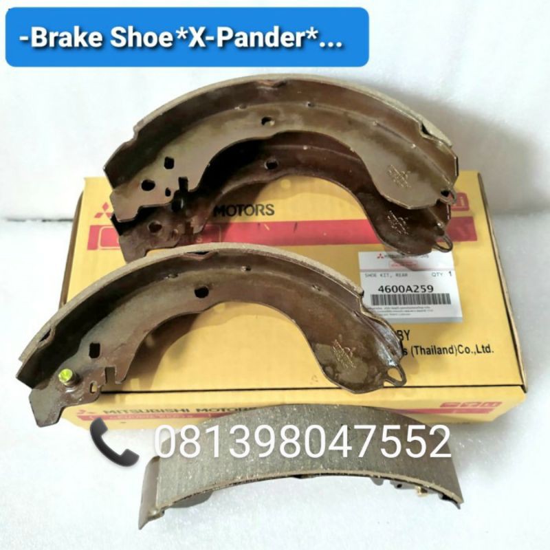 Jual Brake Shoe Tromol Kampas Rem Belakang Mitsubishi Xpander X-Pander 1Set | Shopee Indonesia