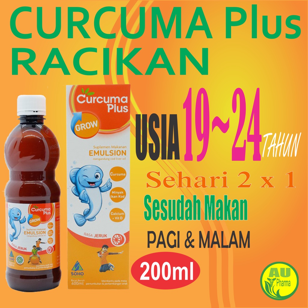 Jual Curcuma Plus Tambahan Ekstrak Curcumin Premium Vitamin Anak ...