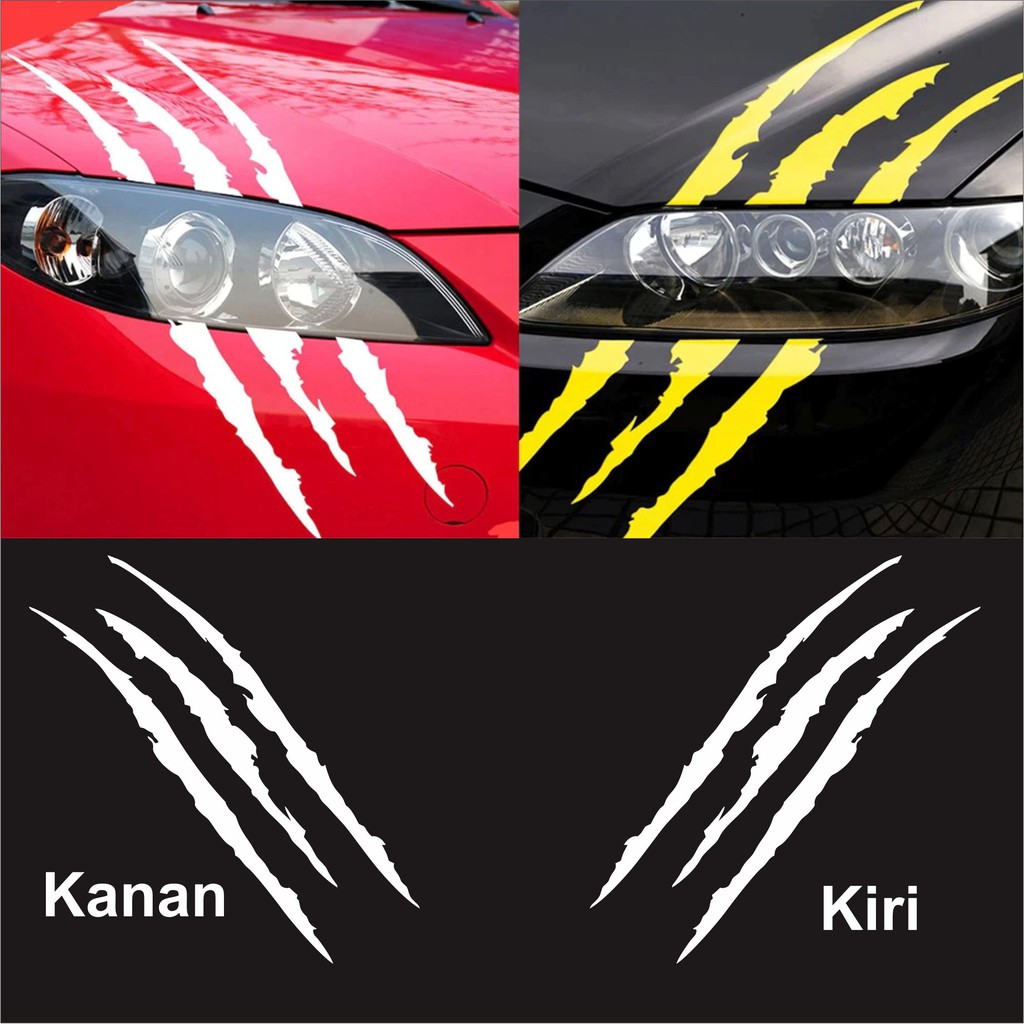 Jual Stiker Cakaran Variasi Cakar - Cutting Sticker Variasi Aksesoris ...