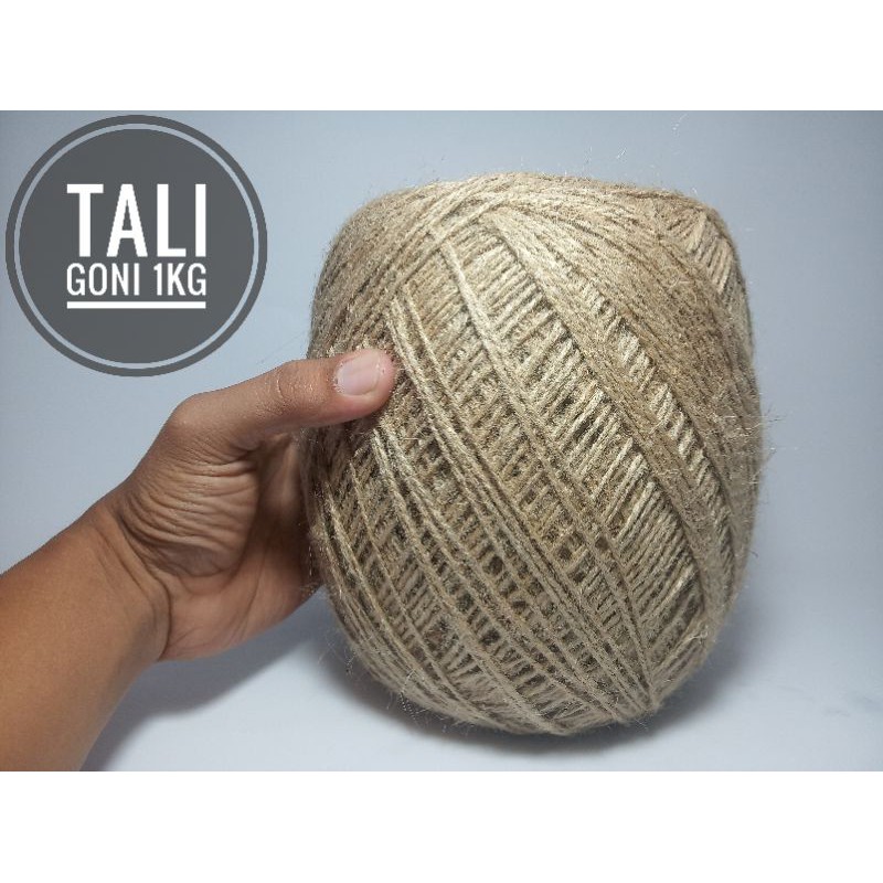 Jual TALI GONI 1KG TALI RAMI ROPE JUTE | Shopee Indonesia