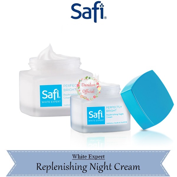 Jual Safi White Expert Perfectly Bright Replenishing Night Cream | Shopee Indonesia