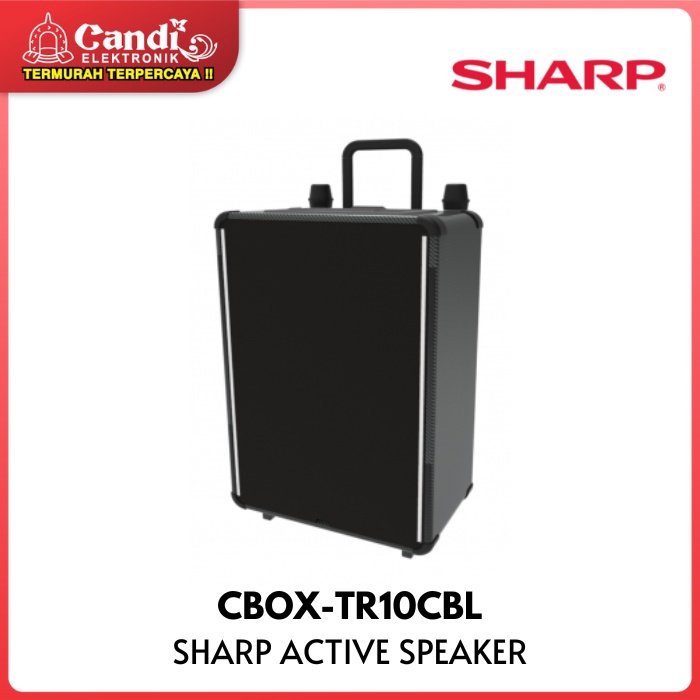 Jual SHARP Active Speaker Big Woofer 10 Inch CBOX-TR10CBL | Shopee ...