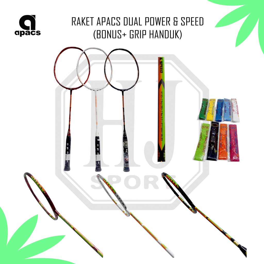 Jual Raket Apacs Dual Power & Speed Original | Shopee Indonesia