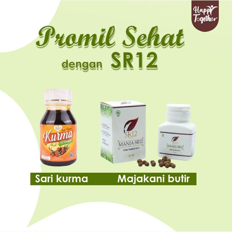 Jual Paket Promil Manjakani dan Sari Kurma SR12 BPOM Original untuk ...